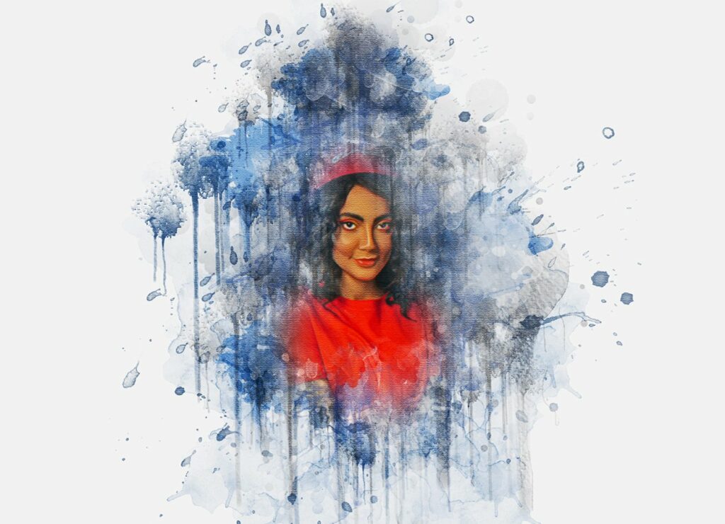 Ink Dripping Paint Photoshop Action – MasterBundles