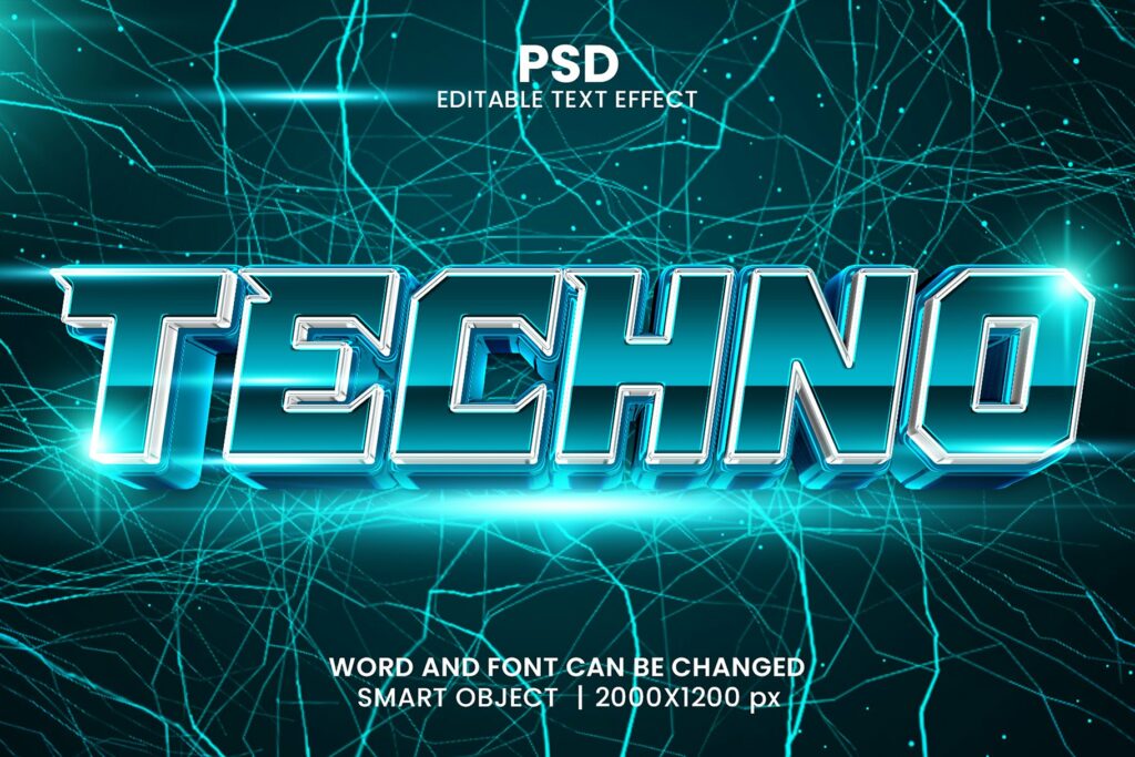 RGB Neon 3d Psd Text Effect – MasterBundles