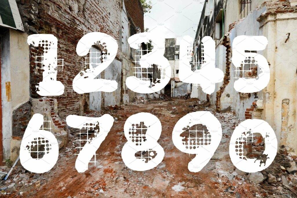 The Ruins Font, SVG Font – MasterBundles