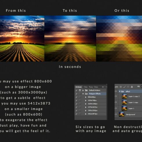 Polygon Effects Action – MasterBundles
