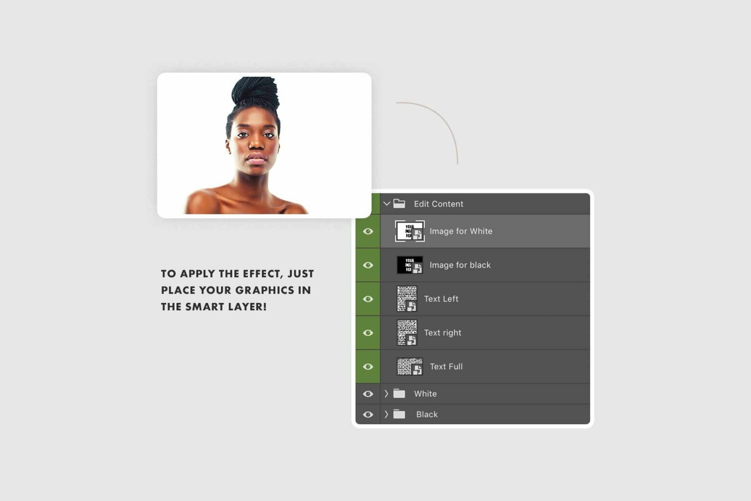 Cut Out Text Overlay Effect – MasterBundles