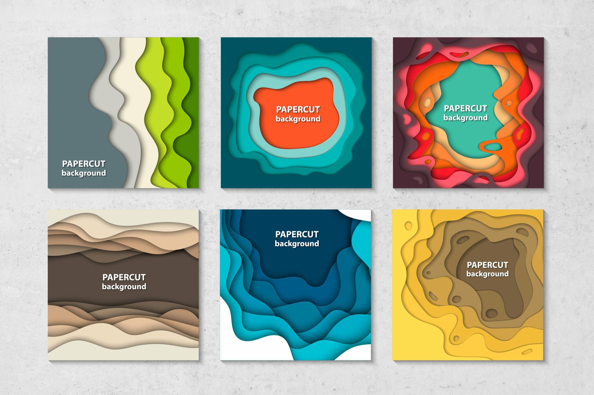 100 Paper Cut Backgrounds – MasterBundles