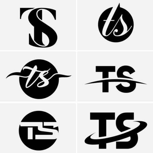 Initial Letter T S Logo Design Vector Template. Graphic Alphabet Symbol ...