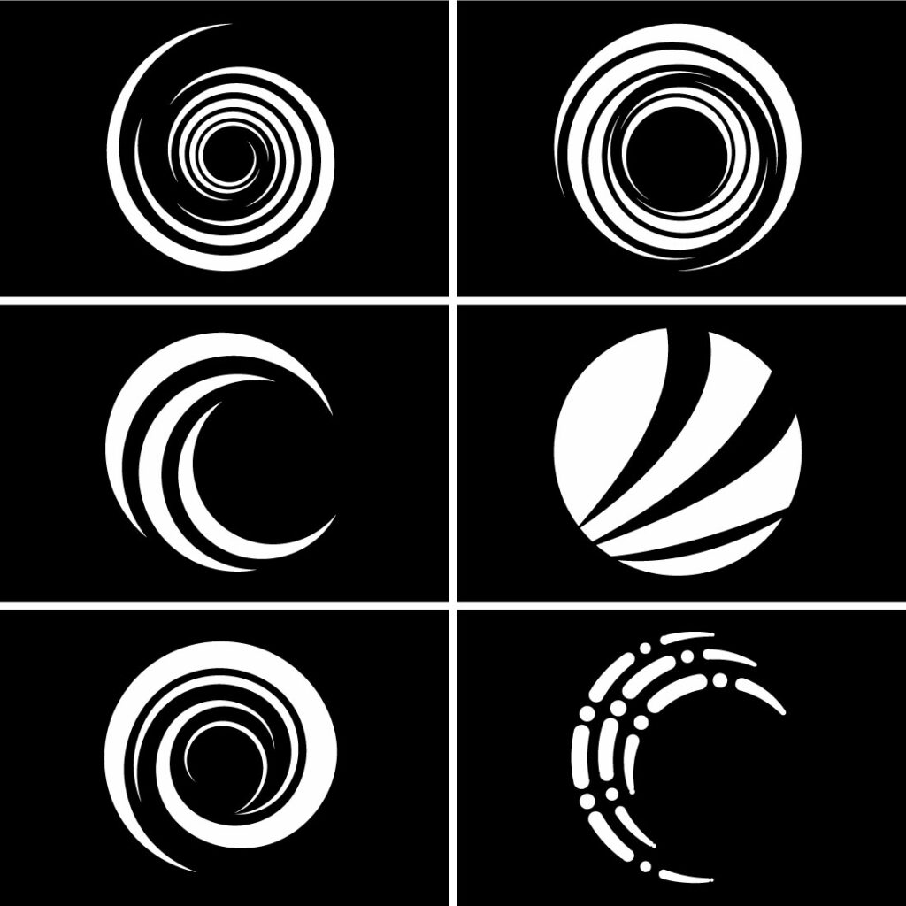 Abstract Shape Vector Logo Design Template. Colorful Abstract Logo ...