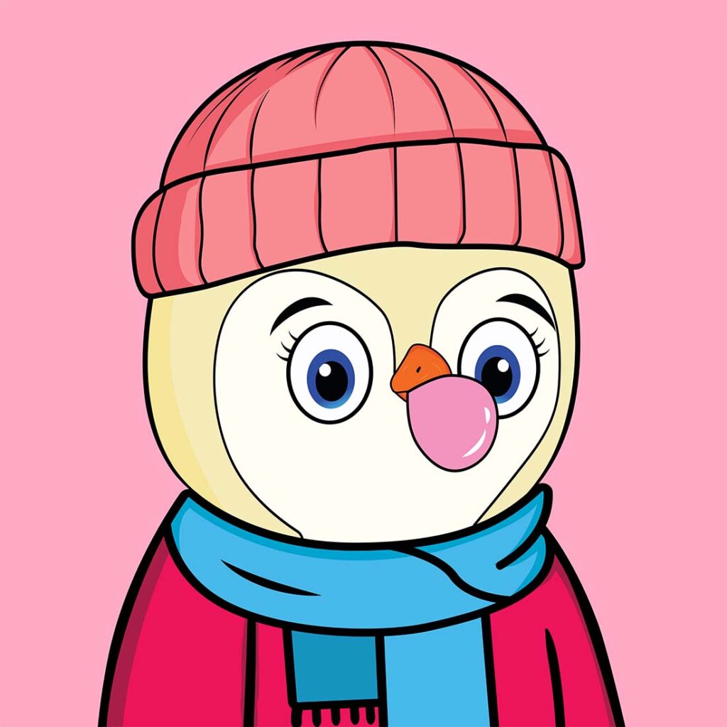 Unique 10 penguins NFT design, Digital art design - MasterBundles