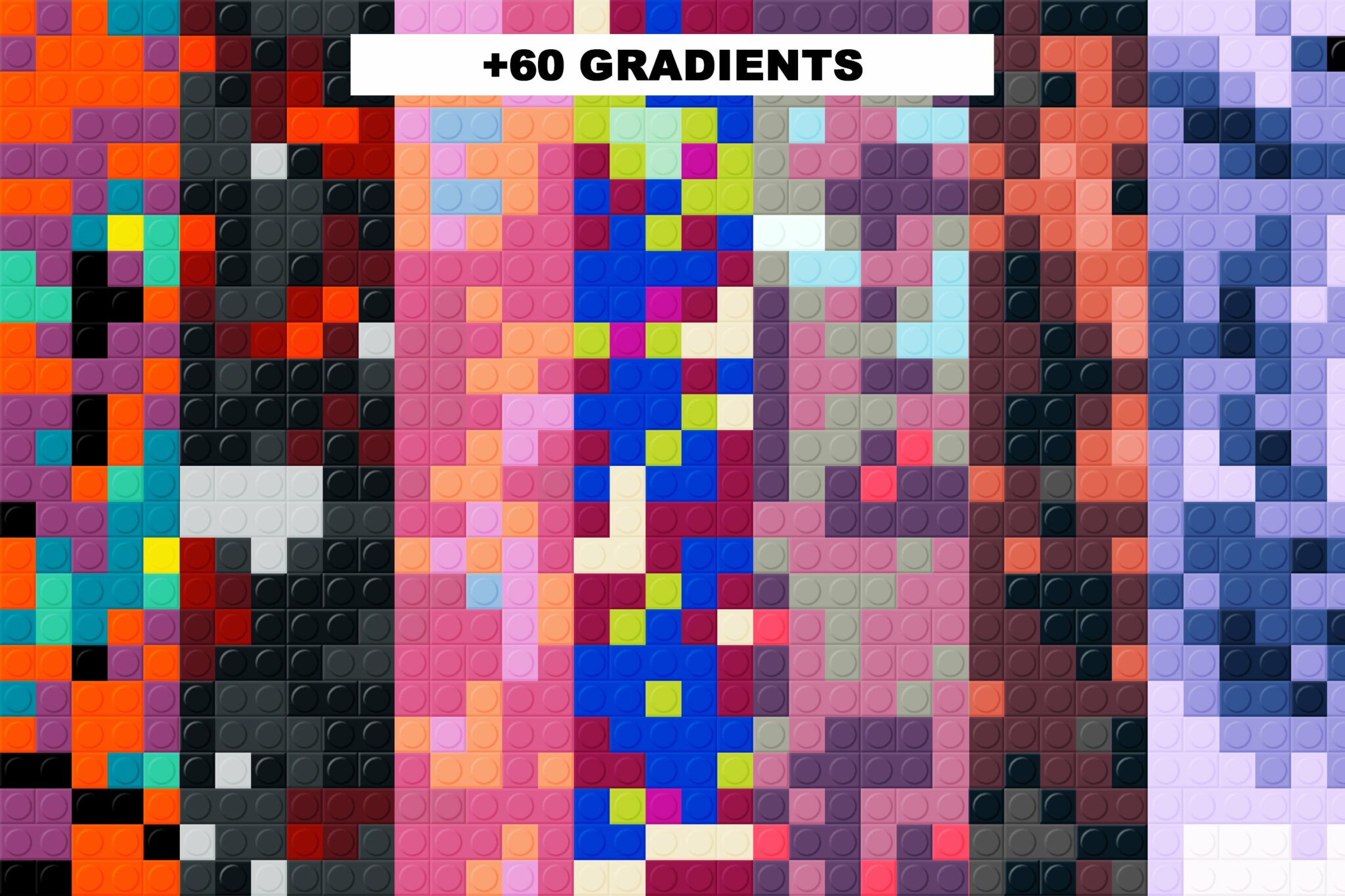 Lego Plastic Bricks PSD Template – MasterBundles