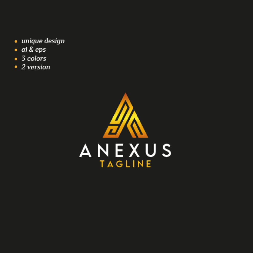 Anexus A Letter Logo - MasterBundles
