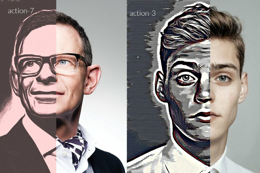 Pop Art Effect Photoshop Action – MasterBundles