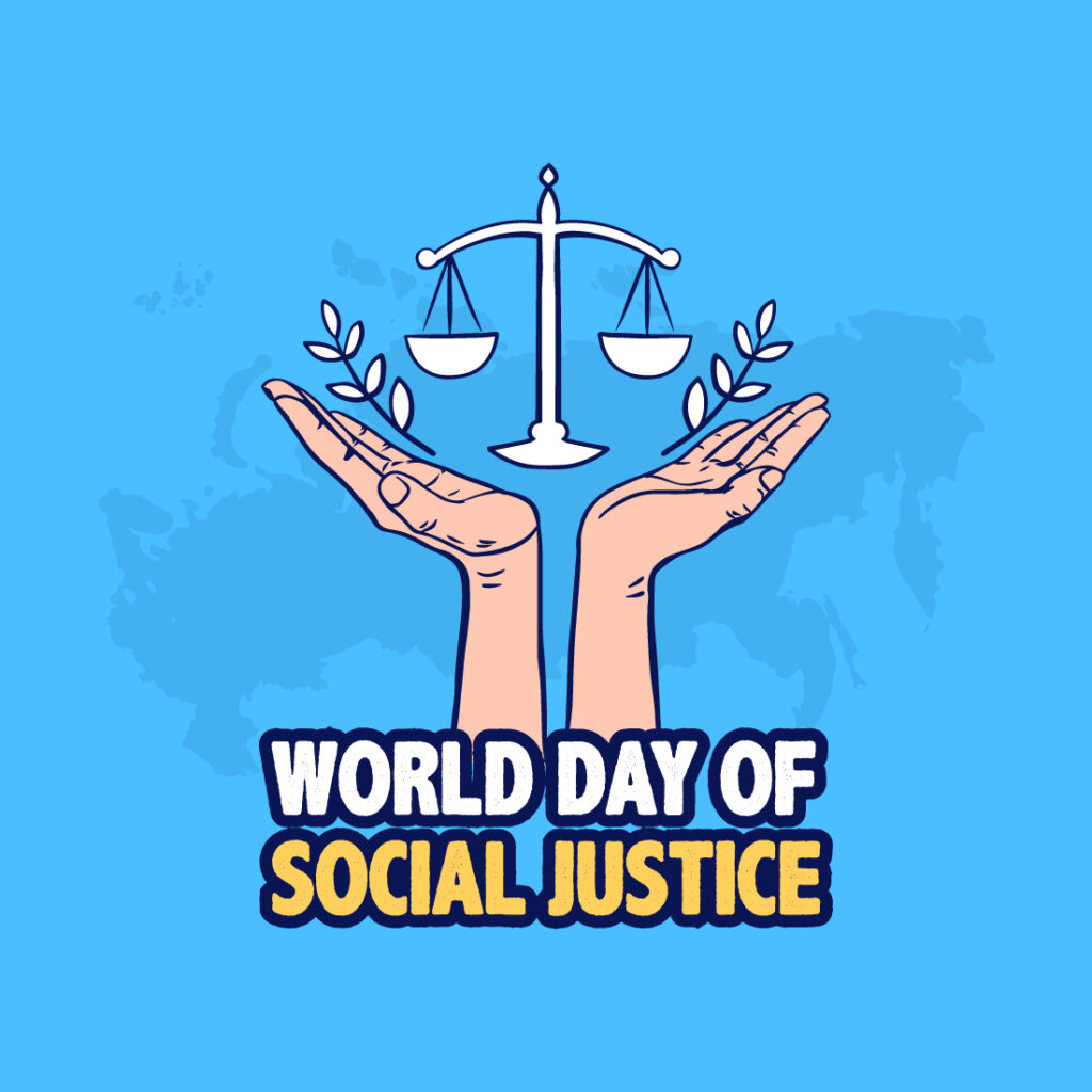 world day of social justice Vector Illustration Graphic Template Set - MasterBundles