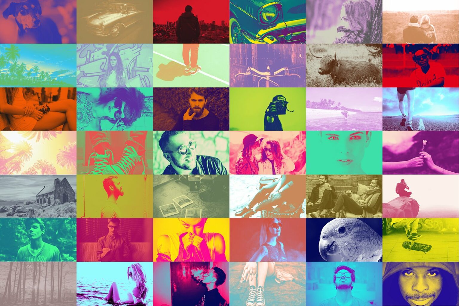 42 Duotone Effect Gradient Maps – MasterBundles