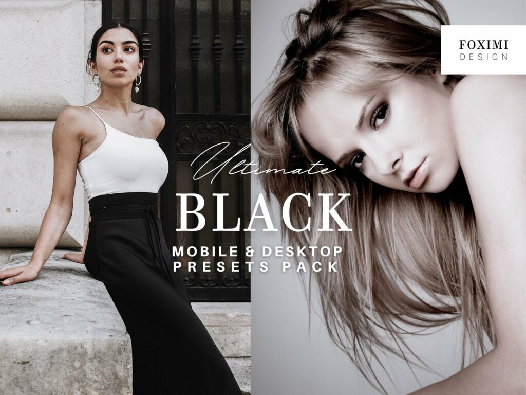 10 Black Lr Mobile & Desktop Presets – MasterBundles