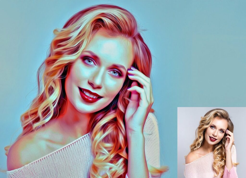 4D Color Light Painting Effect – MasterBundles