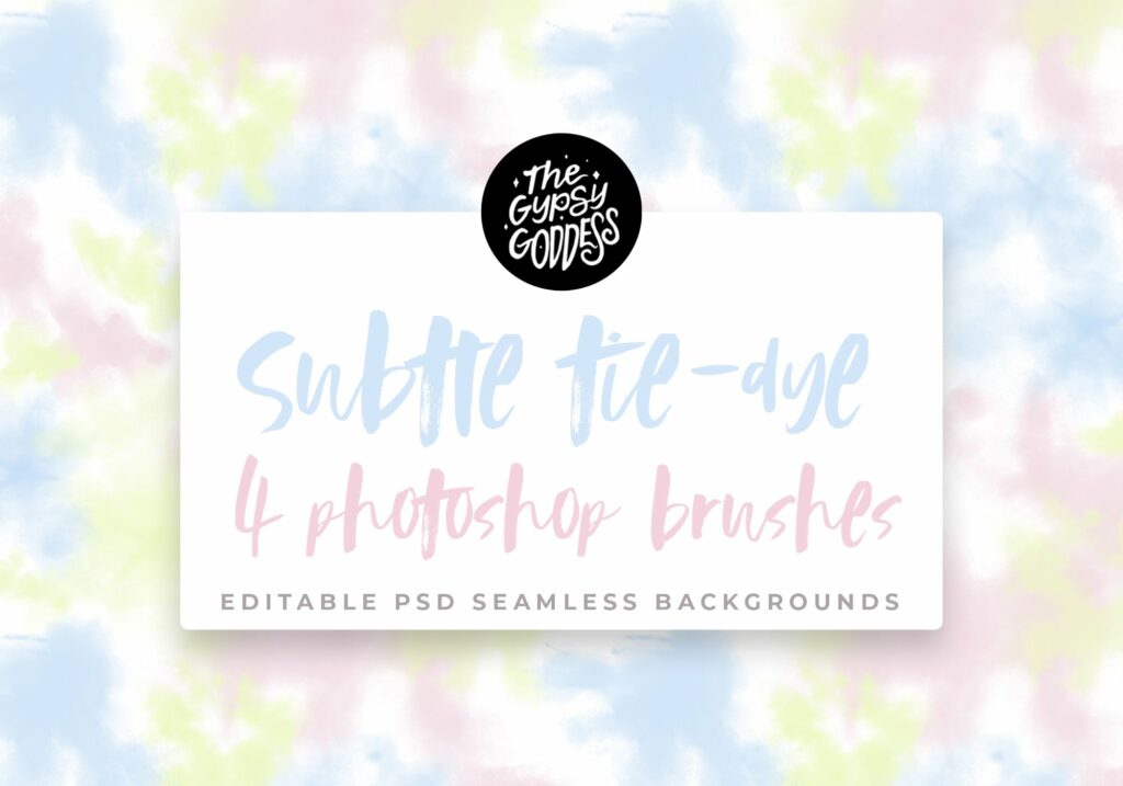 Subtle Tie-Dye 4 Photoshop Brushes – MasterBundles