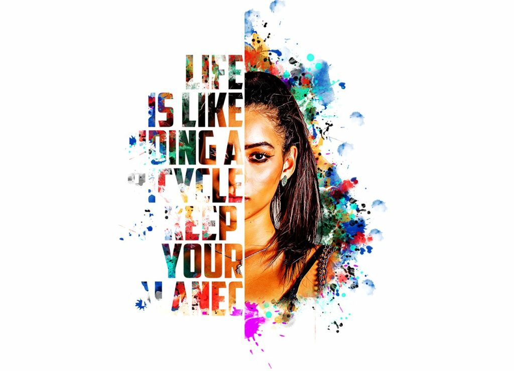 Text Cover Art Photoshop Action – MasterBundles