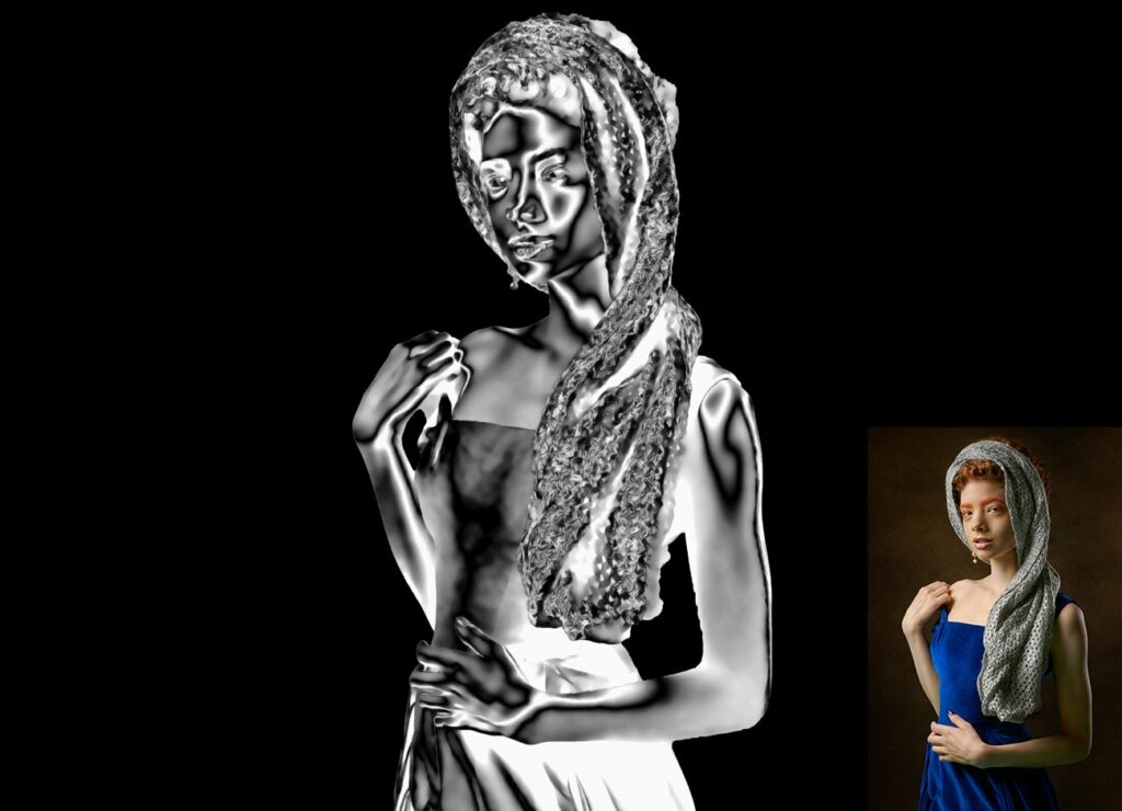 Metallic Statues Photoshop Action – MasterBundles