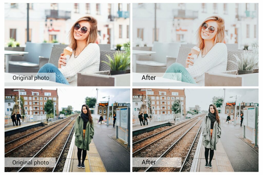 Sun Matte Presets, Photoshop actions – MasterBundles