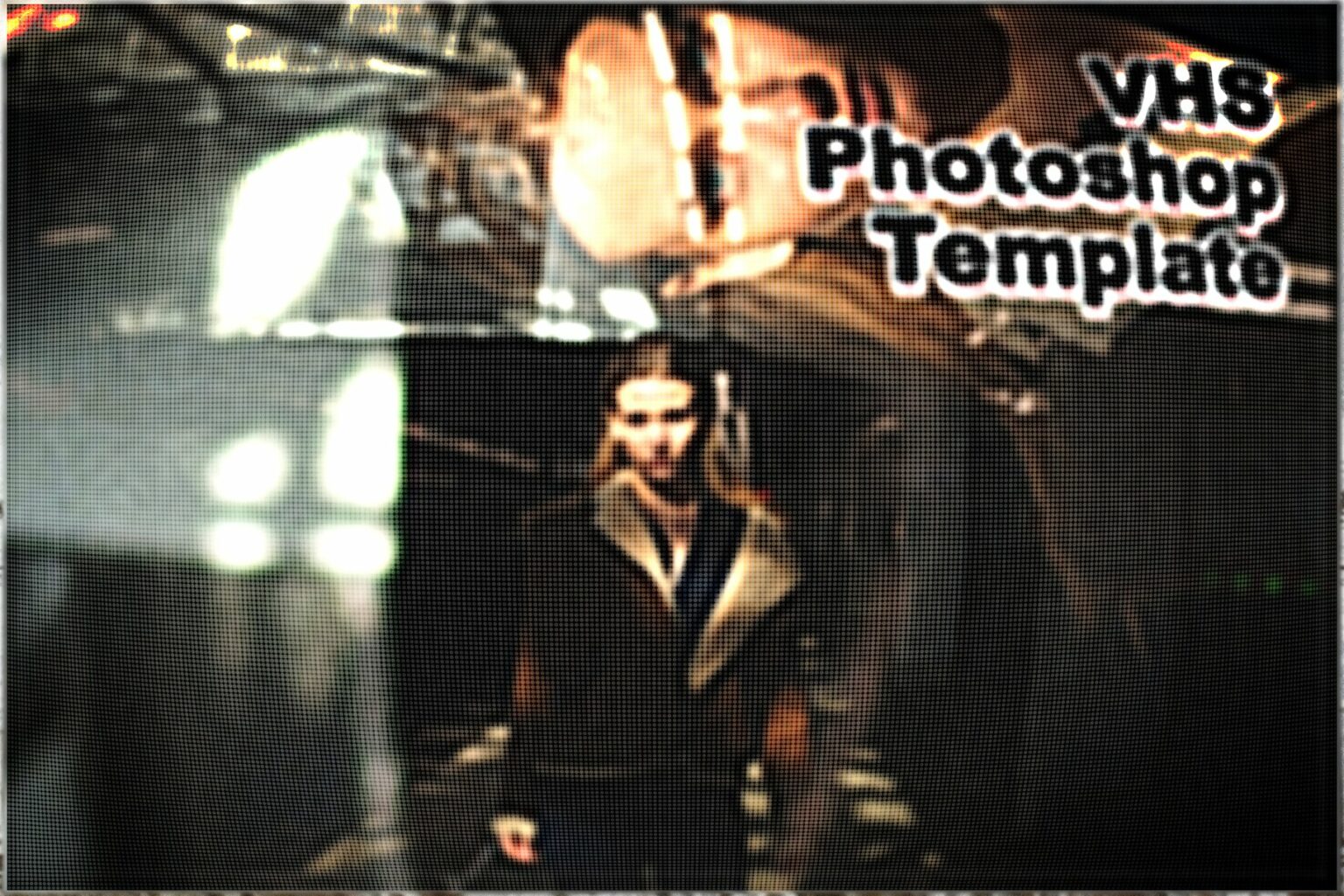 VHS Photoshop Template – MasterBundles