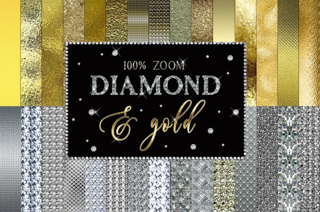 Diamond & Gold Photoshop Styles Kit – MasterBundles