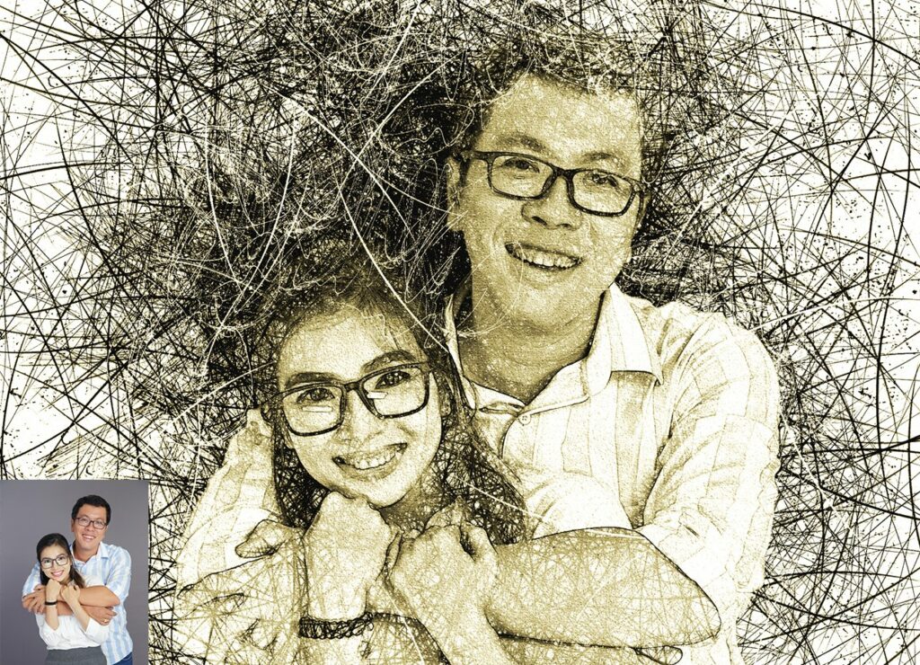 Scribble Creator Photoshop Action – MasterBundles