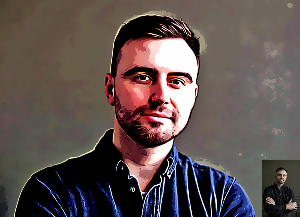 Cartoon Drawing Photoshop Action – MasterBundles