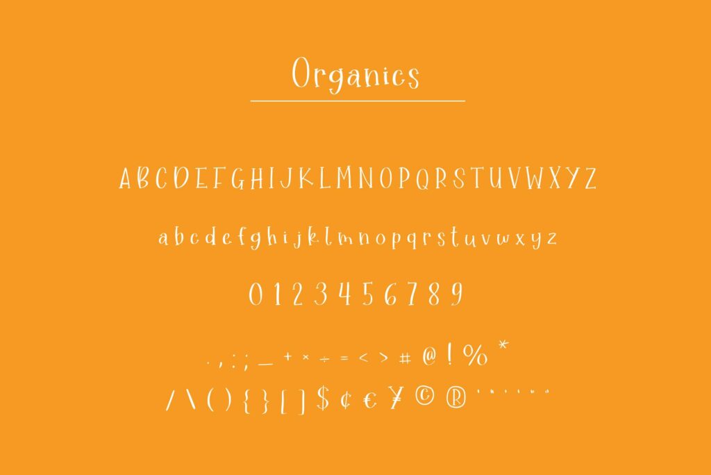 Organics Handwritten Font – MasterBundles