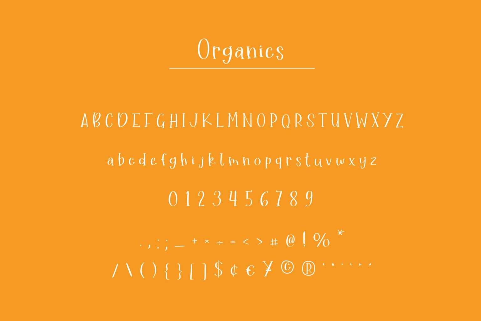 Organics Handwritten Font – MasterBundles