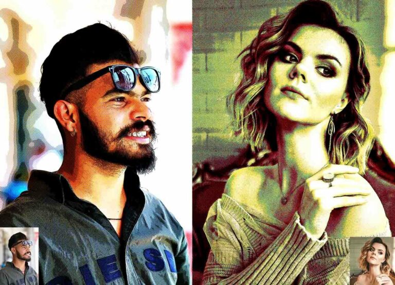 Digital Halftone Effect PS Action – MasterBundles