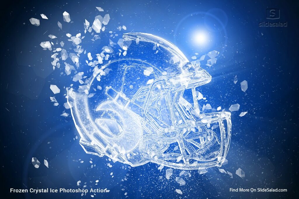 Frozen Crystal Ice Photoshop Action – MasterBundles