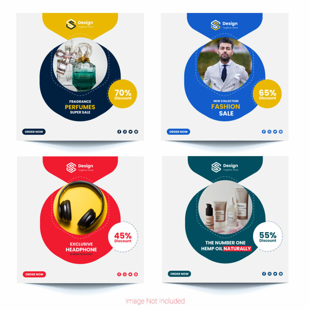 3 in 1 combo Product Social media post design - MasterBundles