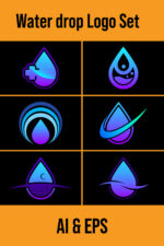 Abstract water drop logo sign symbol vector illustration, Water drop ...