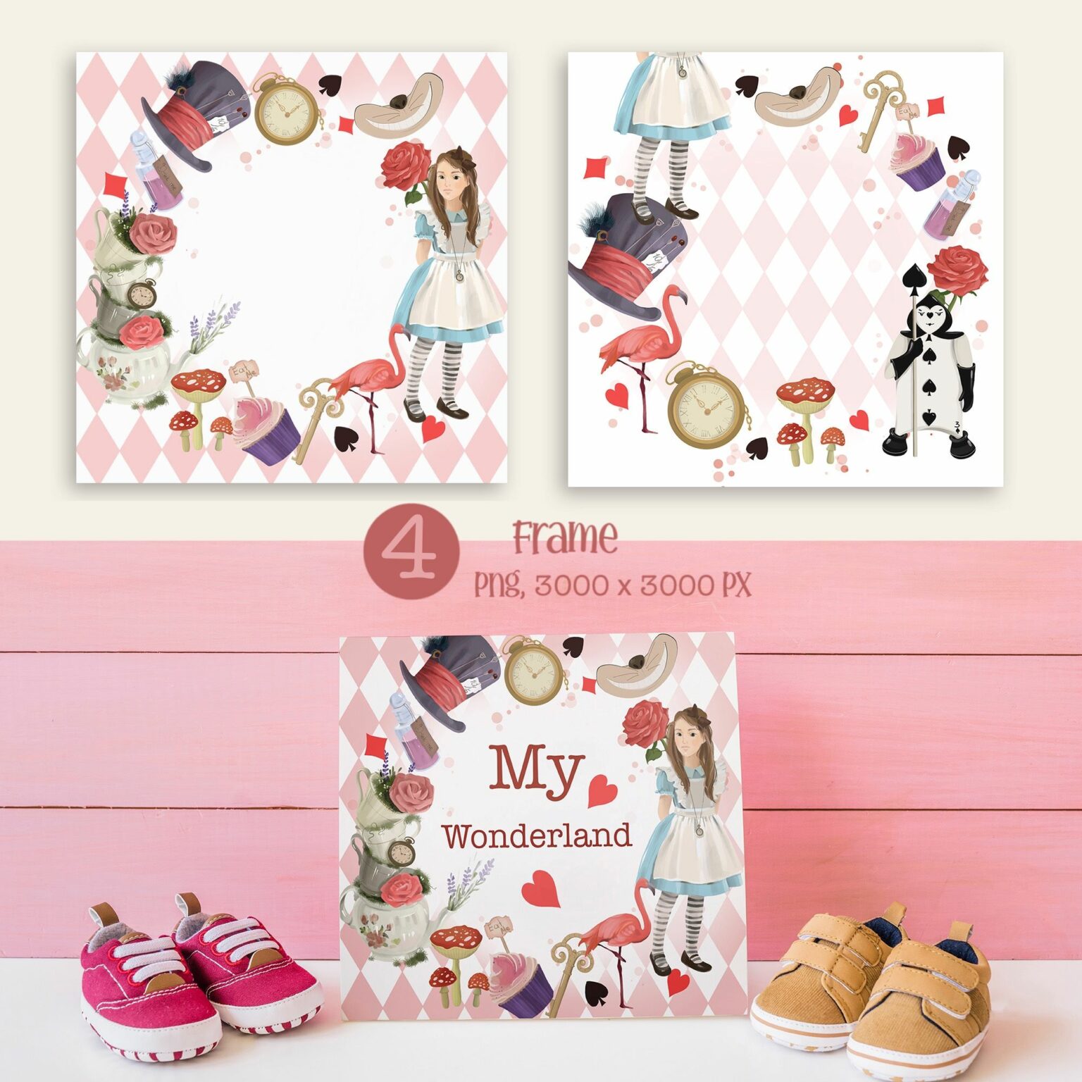 Alice In Wonderland Clipart Set - MasterBundles