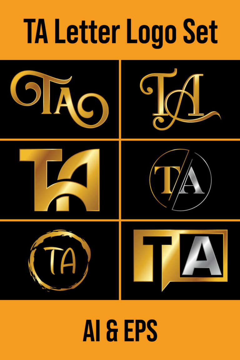 Initial Letter T A Logo Design Vector Template. Graphic Alphabet Symbol ...