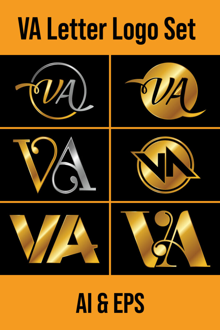 Initial Letter V A Logo Design Vector Template. Graphic Alphabet Symbol ...