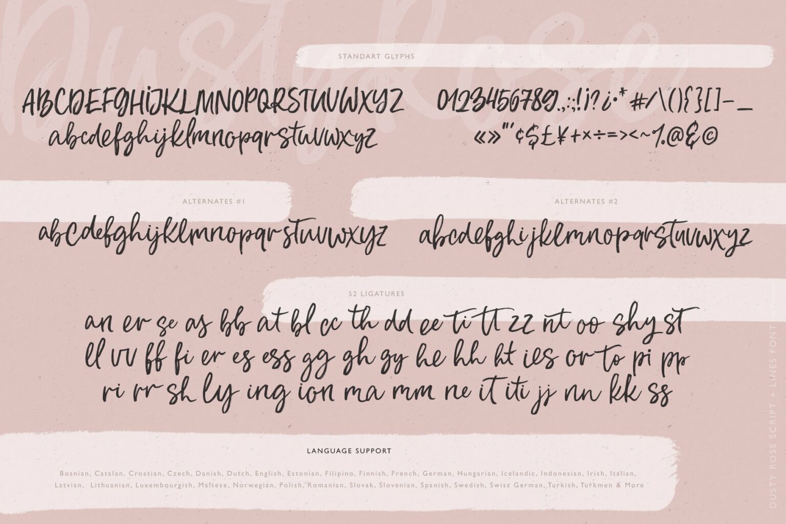 Dusty Rose Font – MasterBundles