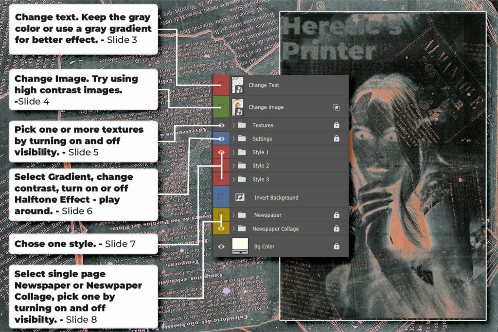 Heretic's Printer - Print Machine #1 – MasterBundles