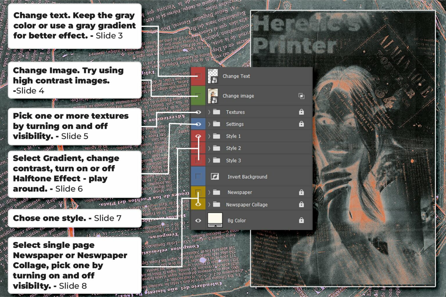 Heretic's Printer - Print Machine #1 – MasterBundles