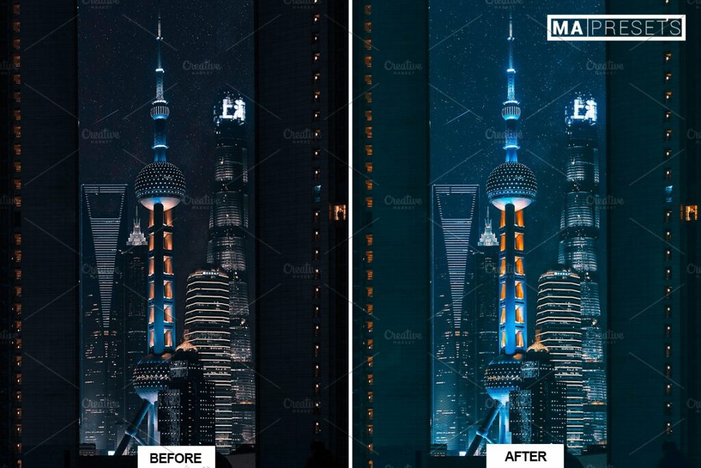 10 Neon Night Lightroom Presets – MasterBundles