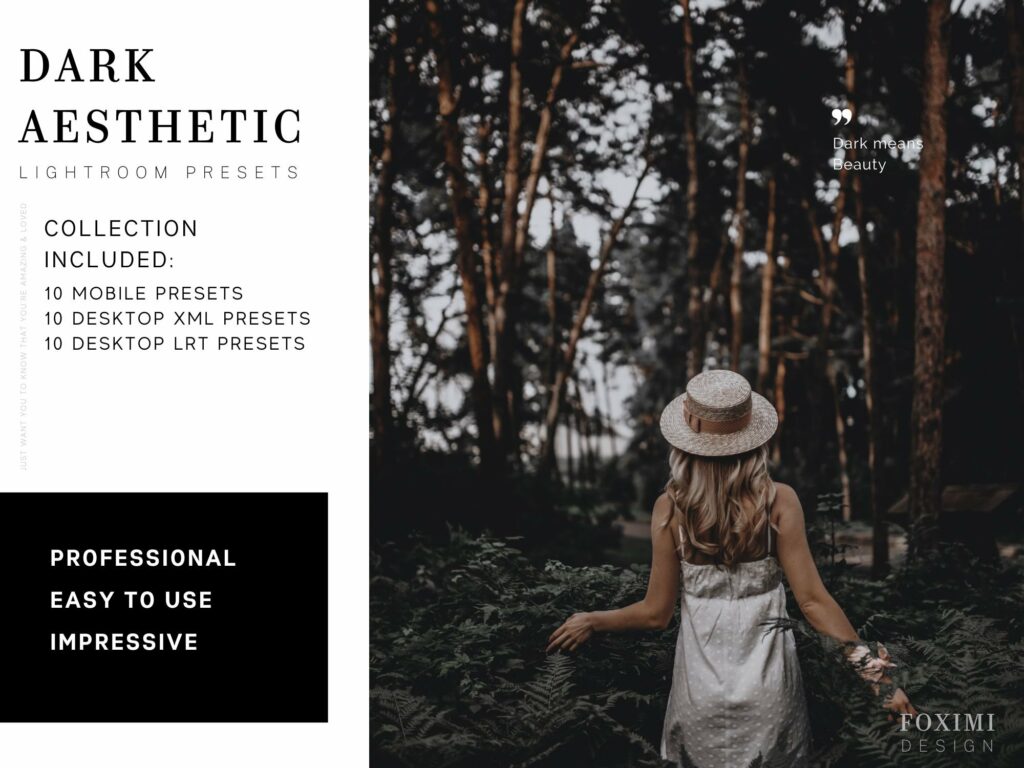 10 Dark Lightroom Presets Pack – MasterBundles