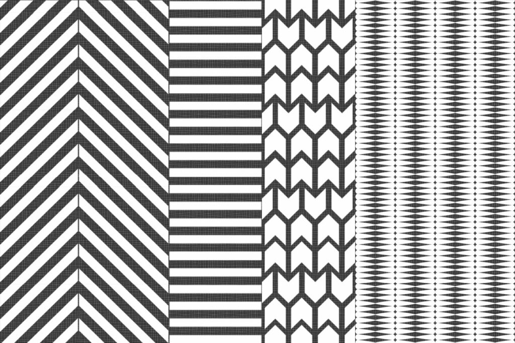 12 Pattern Photoshop Brushes – MasterBundles