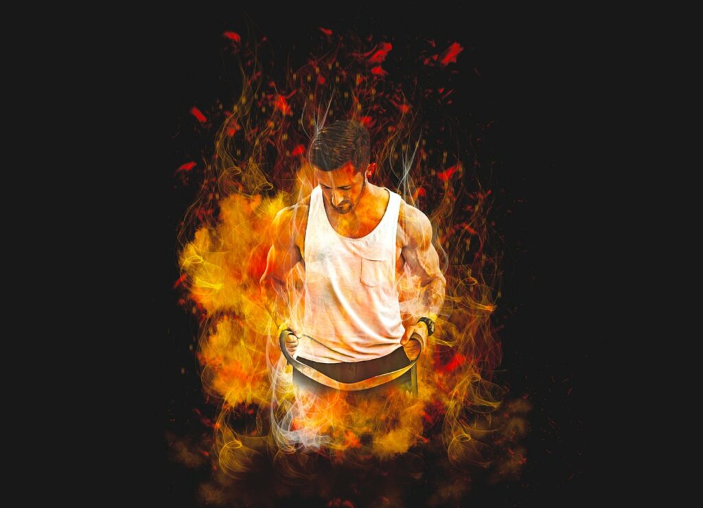 Burning Effect Photoshop Action – MasterBundles