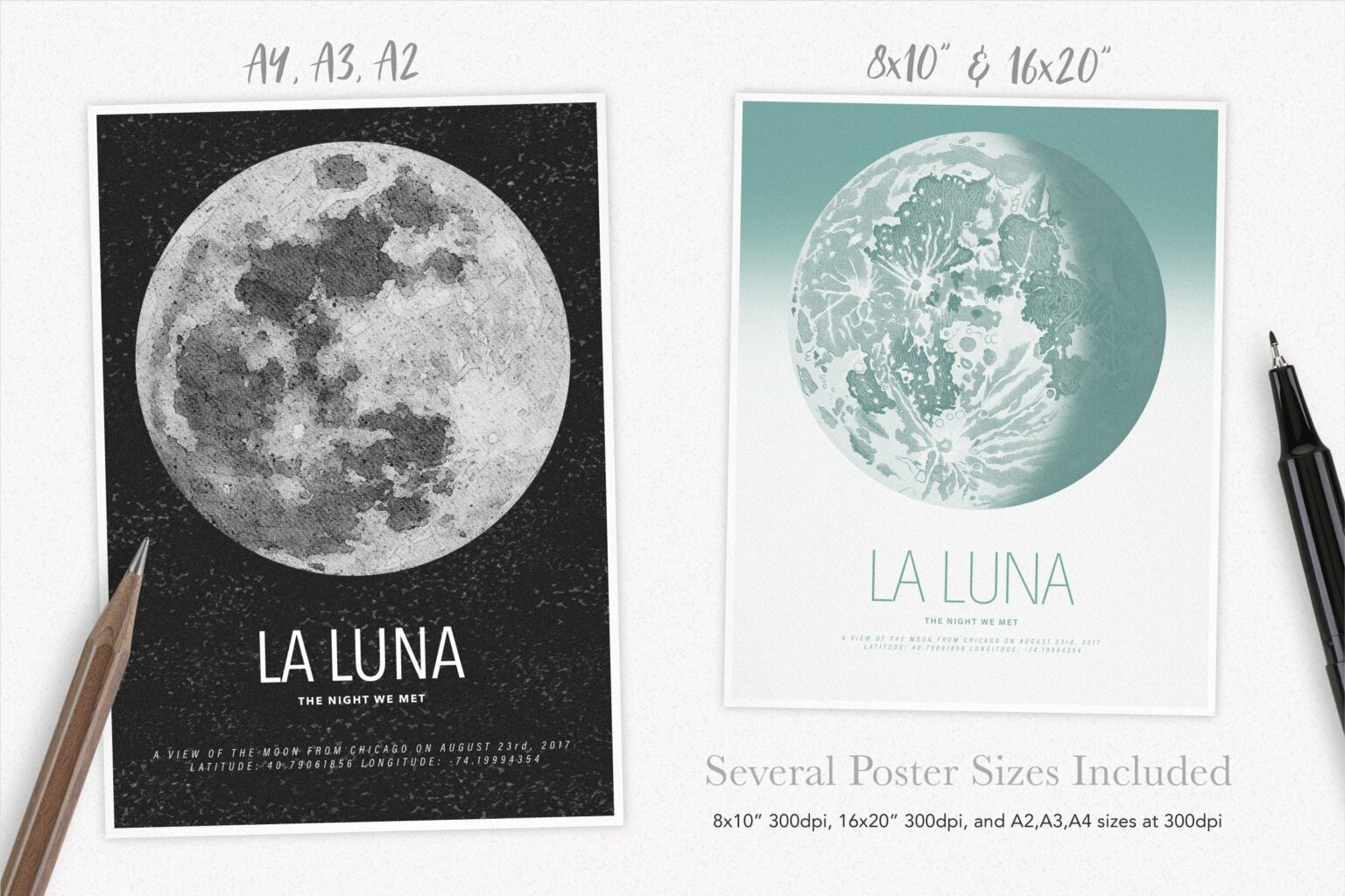 Lunar Phase Poster Creator – MasterBundles