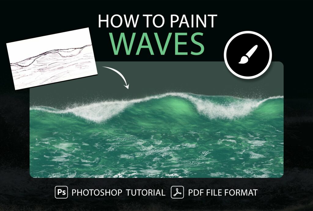 Waves Photoshop Brushes – MasterBundles