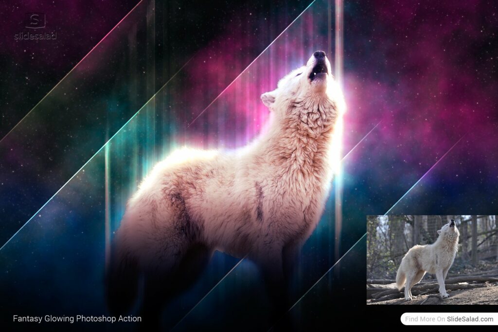 Fantasy Glowing Photoshop Action – MasterBundles