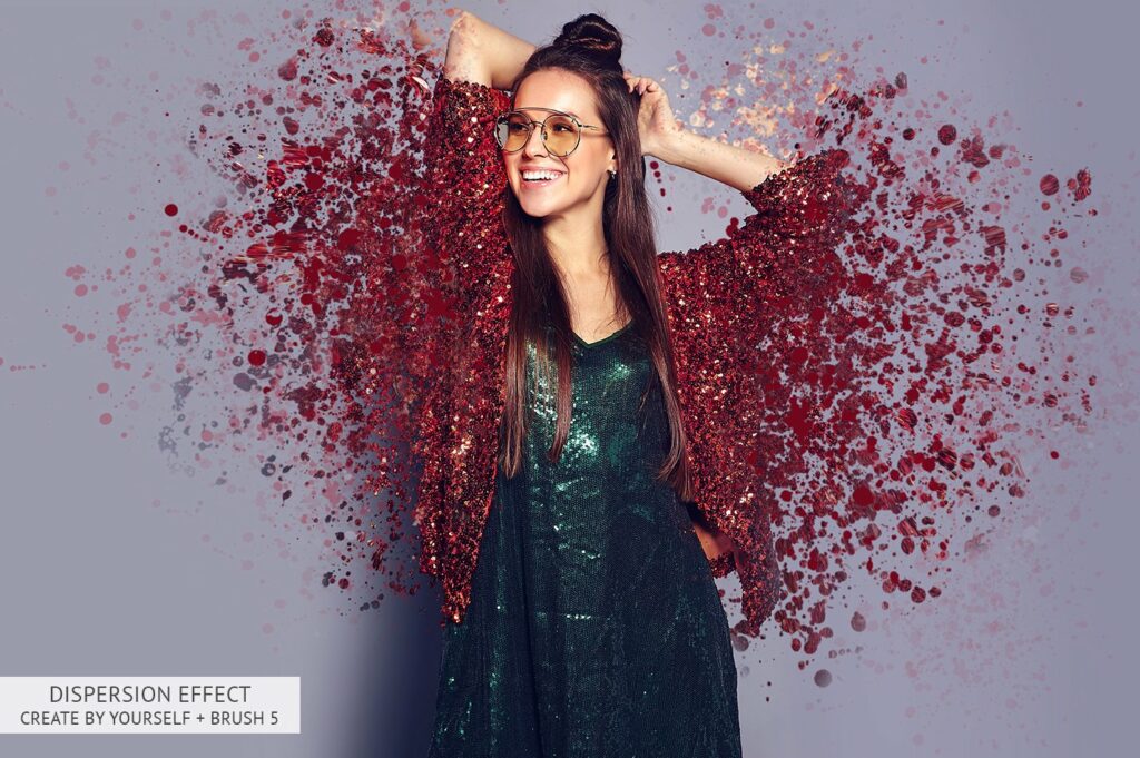 Dispersion Effect Photoshop Action – MasterBundles