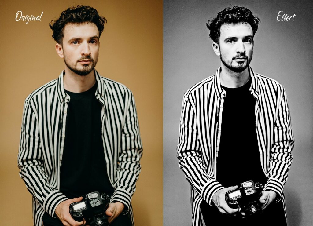 Vector B&W Photoshop Action – MasterBundles