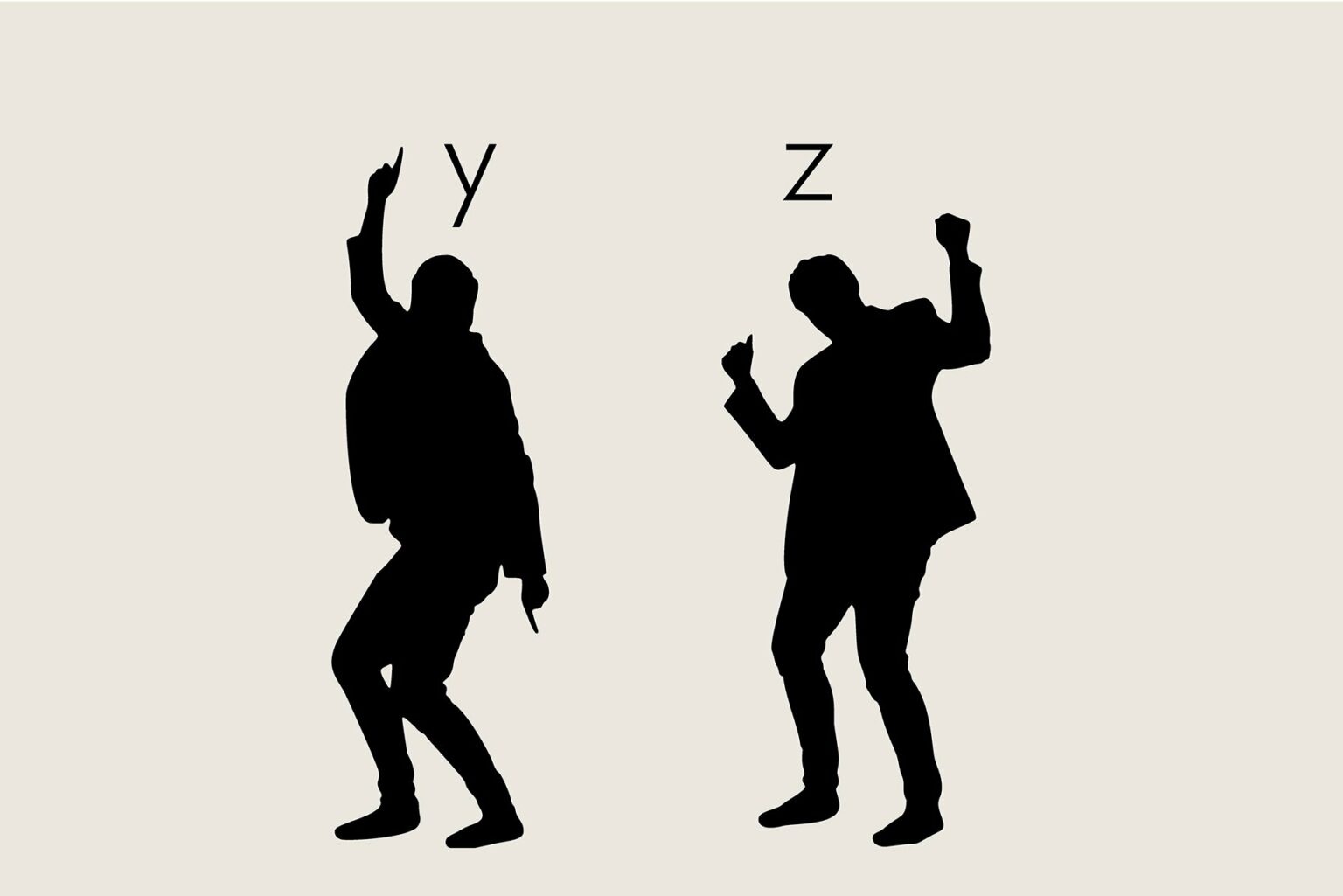 People Silhouettes Dingbats Font – MasterBundles