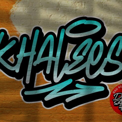 Demon Say Hi - graffiti typeface – MasterBundles