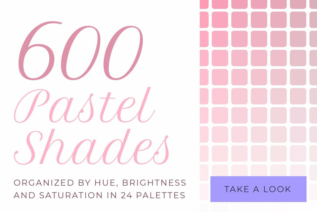 600 pastel shades color swatches – MasterBundles