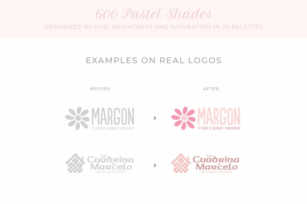 600 pastel shades color swatches – MasterBundles