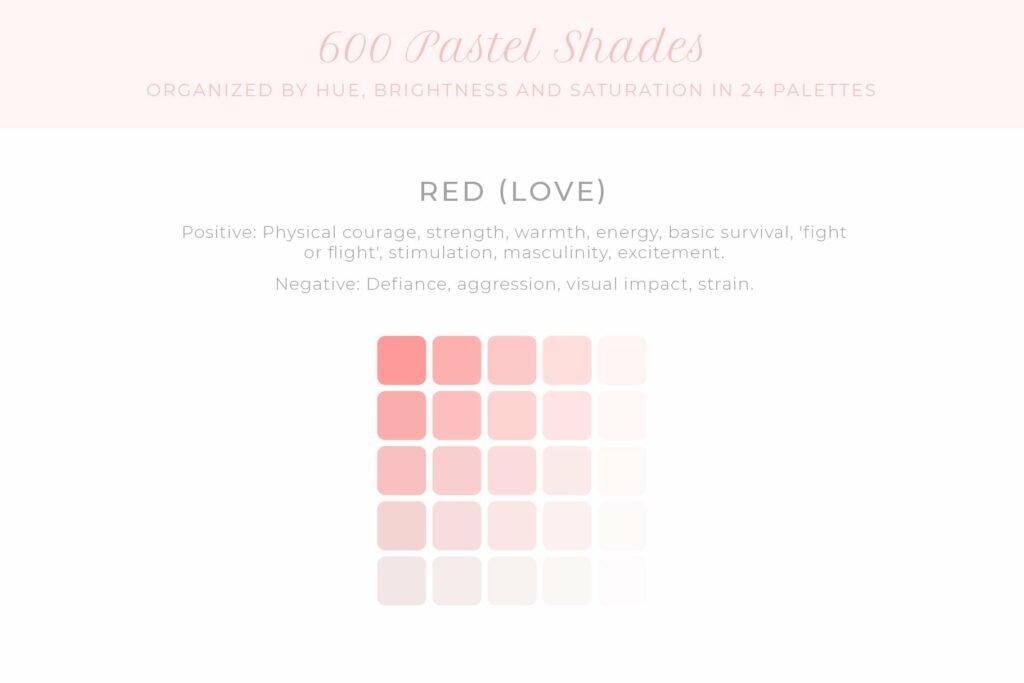 600 pastel shades color swatches – MasterBundles